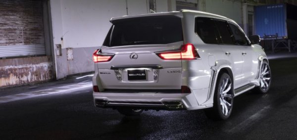 エアロパーツ4Pキット【レクサス LX570 URJ201W H27．9〜】WALD・ヴァルド SPORTS LINE・スポーツライン 4点KIT（フロントスポイラー・リアスカート・オーバー ...